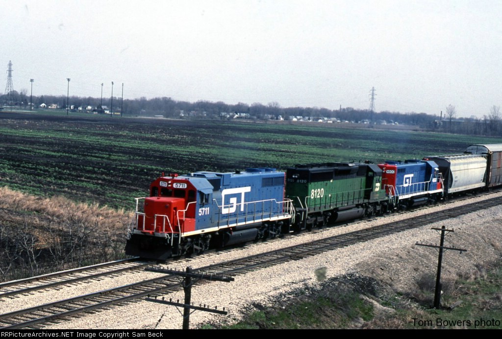 GTW 5711, BN 8120, and GTW 4600